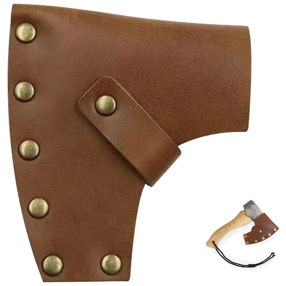 Ready Stock Leather Hatchet Sheath Sleeve Leather Axe Protector Hatchet ...
