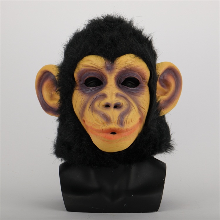 Monkey Mask Headgear Full Face Female Animal Big Mouth Gorilla Monkey ...
