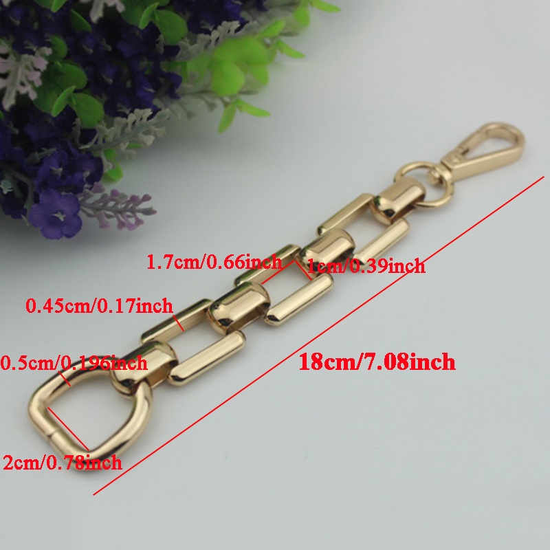 Short Chain Extension Decoration Thick Multifunction With D Buckle ...