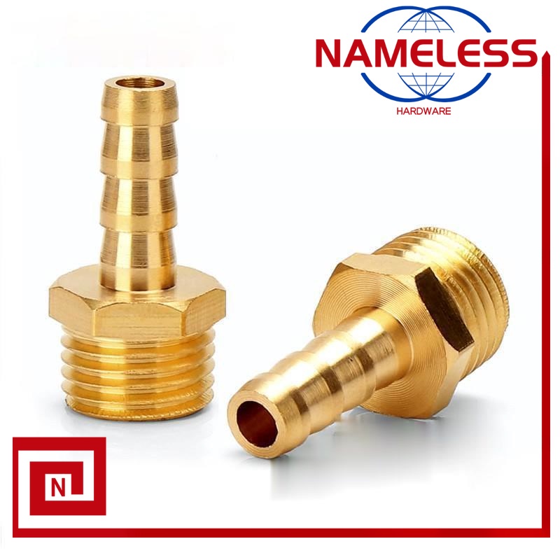 Brass Air Fitting Pagoda Fittings PC 1/4" 3/8" 1/2" Adaptor Male ...