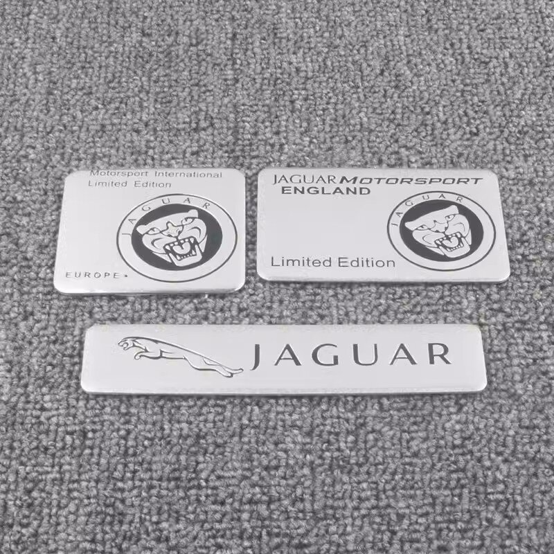 Metal logo for JAGUAR Rear emblem side sticker Car decoration Nameplate ...