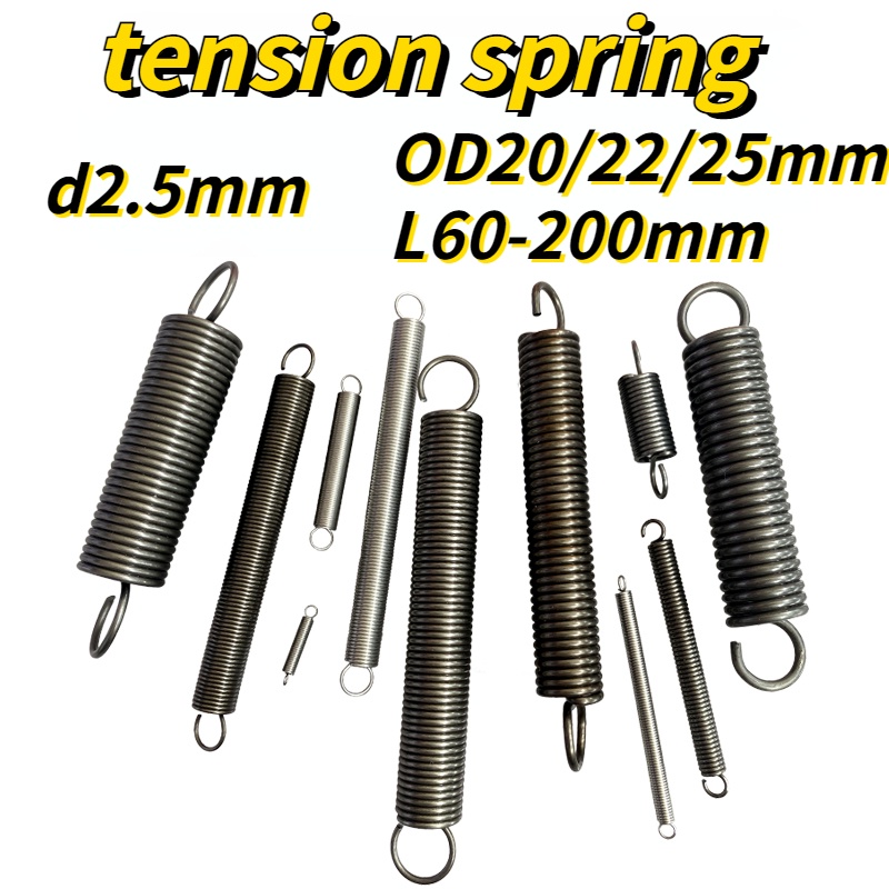 【XNY】Large spring d2.5mm Tension spring outer diameter 20/22/25mm ...