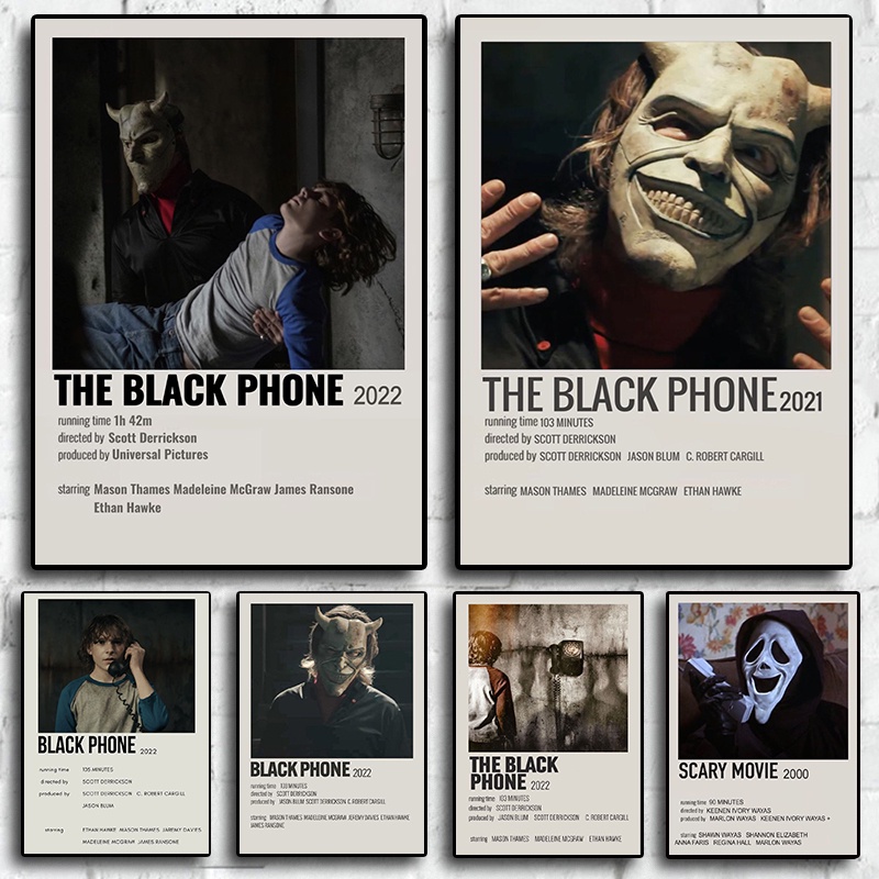 Horror Movie The Black Phone Posters DIY Vintage Home Room Bar Cafe ...