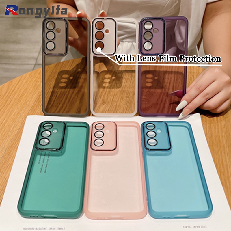 With Lens Film Protective Casing For Samsung Galaxy S23 FE S22 Plus S22 ...