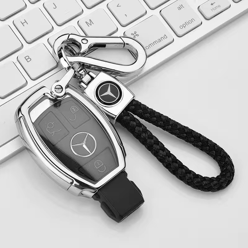 [Ready stock] Benz Alloy Metal Keychain Pendant,Key Holder ,TPU+PC Benz ...