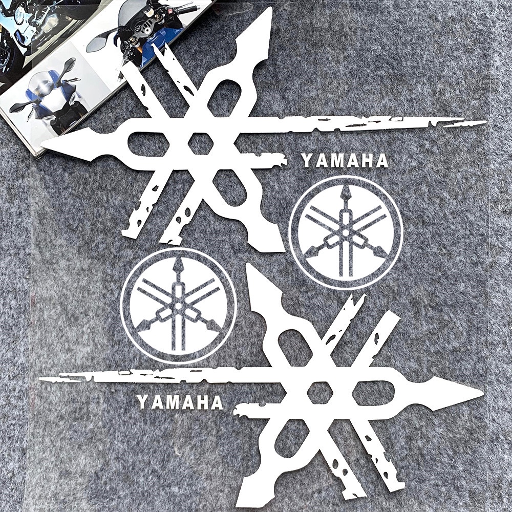 Yamaha Logo Decals Yamaha Motorcycle Logo Splat Decal Sticker
