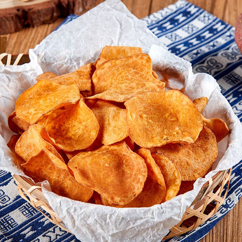 Crispy Sweet Potato Dried 500g Sweet Potato Chips Non fried Sesame ...