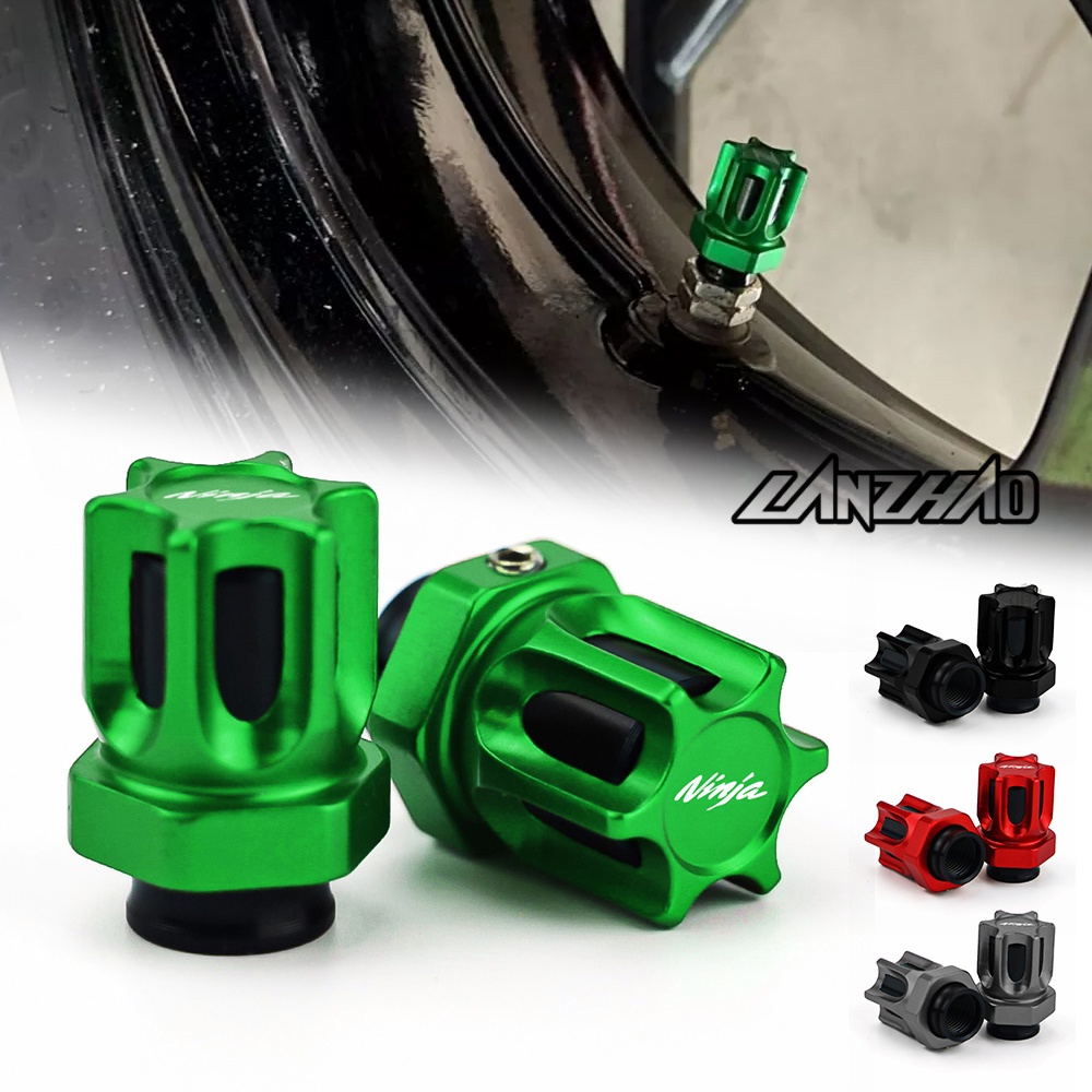 for KAWASAKI NINJA 400 250 300 650 Motorcycle Tire Valve Core Caps ...