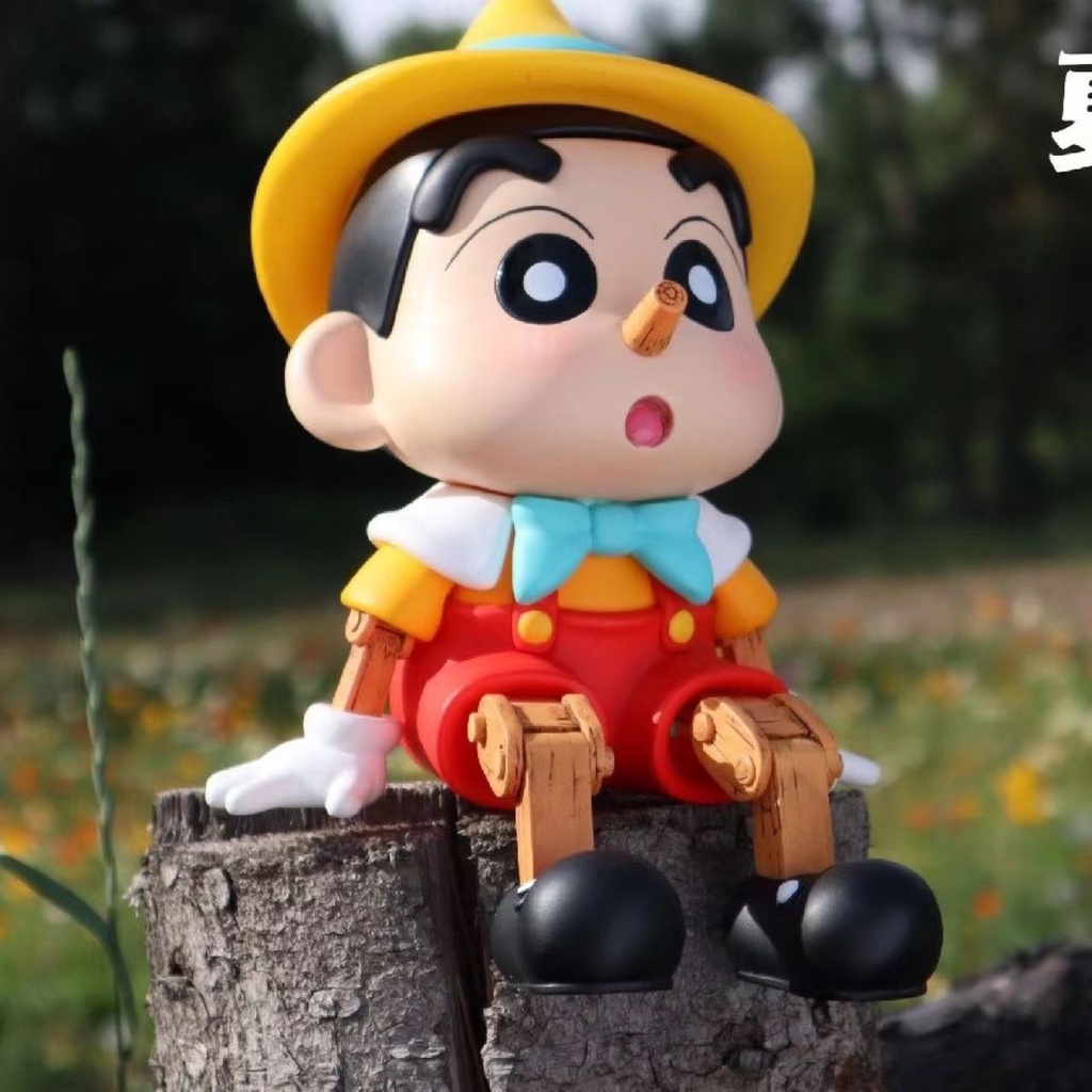 Pinocchio Puppet Crayon Shin-Chan Nohara Shinnosuke Office Desk Display ...