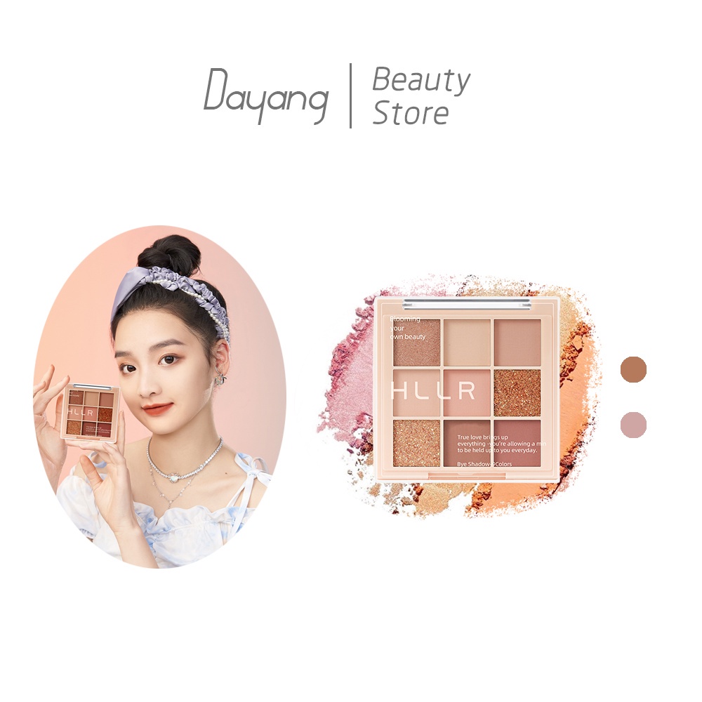 Eyeshadow Palette Matte 9 Color Eyeshadow Palette Waterproof Sweat ...