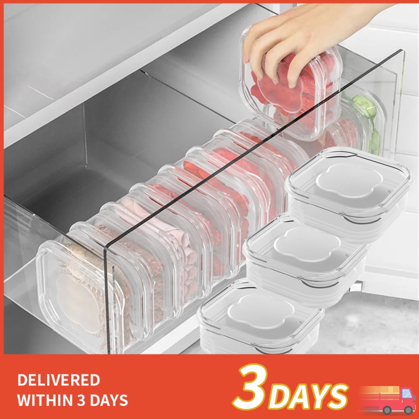 350ML Kitchen Food Fruit Meat Freezing Storage Box Organizer Container ...