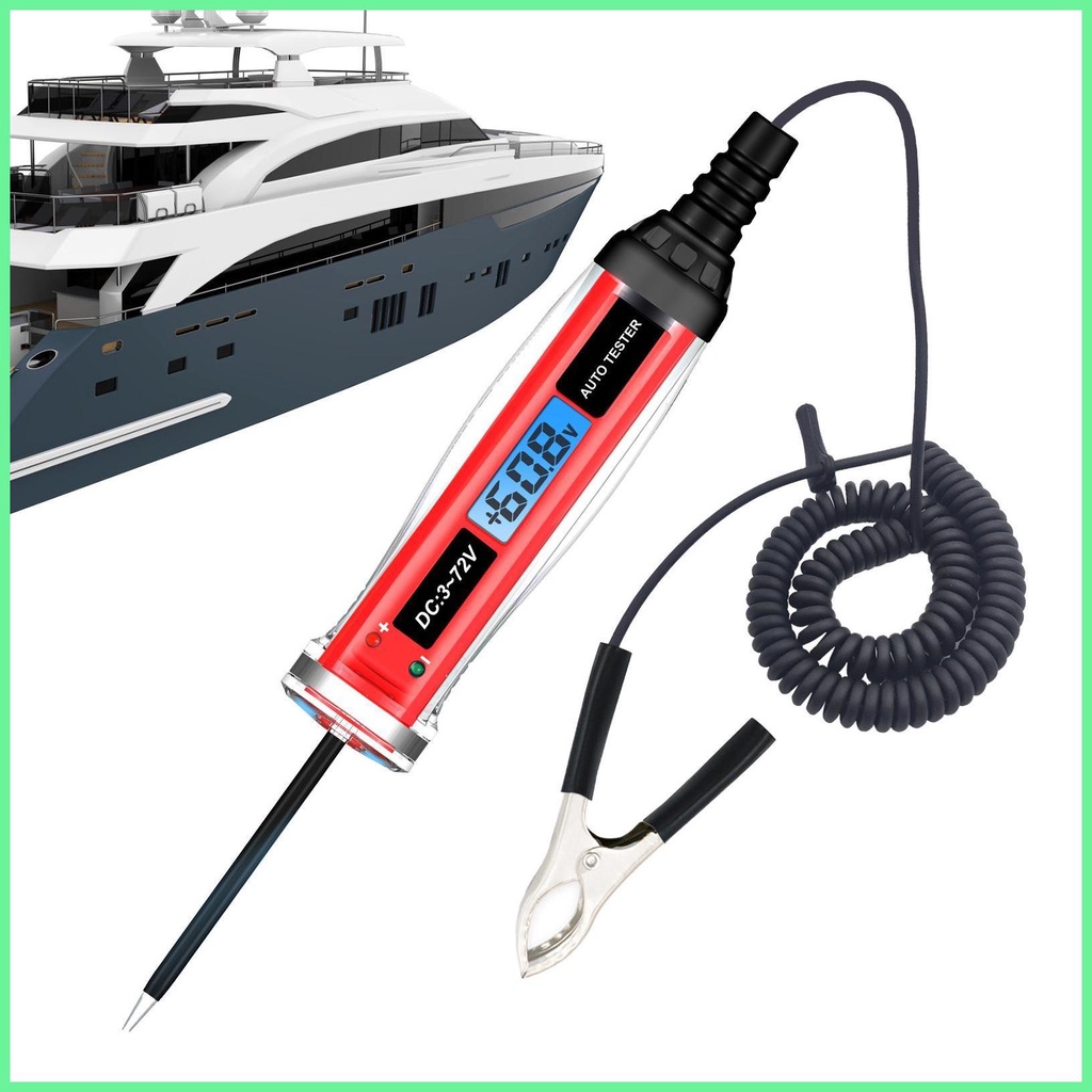 Automotive Test Light DC3-72V Auto Circuit Digital Bidirectional Tester ...