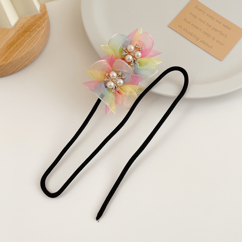 Woman Lace Flower Coil Hair Device Ball Head Bud Plate Hair Hair Curler ...