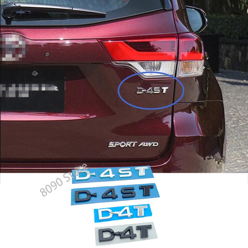 Car Trunk Emblem Sticker Auto Rear Decorative Badge Decal for Toyota D ...
