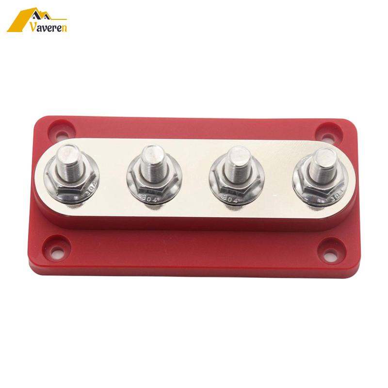 [Vaveren] Power Distribution Block 48V Bus Bar 150A Electrical Terminal ...