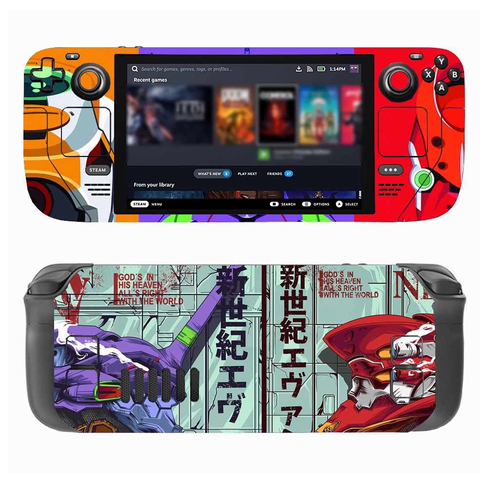 EVA Steam Deck Skin Decal Stickers Protector Skins NEON GENESIS ...