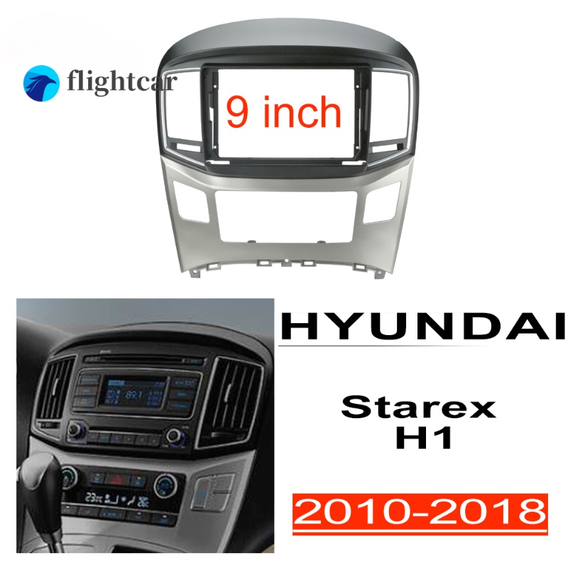 Flightcar 2din Radio Frame Stereo Panel for HYUNDAI Grand Starex H1 ...