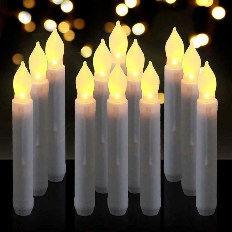 Electronic Fake Candle For Christmas Festival Wedding Birthday Party ...