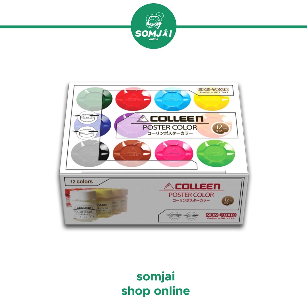 Colleen (Colleen) Poster Color Set Of 12ml. | Shopee Philippines