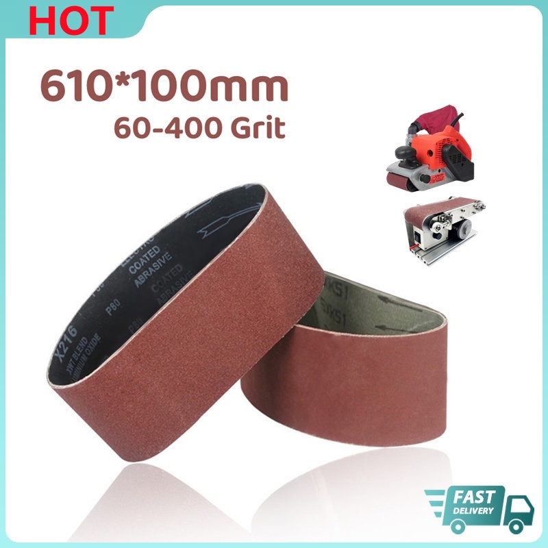 READY STOCK 1PC 100x610mm Sanding Belts Sanding Belt Sander Band ...