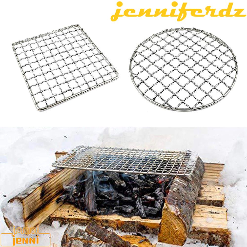 JENNIFERDZ Barbecue Net Outdoor Stove Stainless Steel Grill Accessories ...