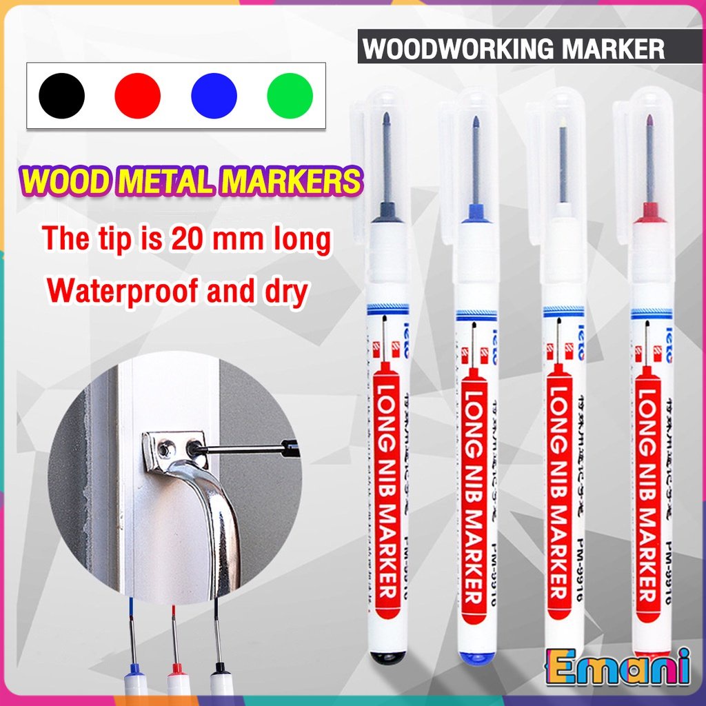 Em 20mm Waterproof Permanent Marker Multifunctional Long Head Oily ...