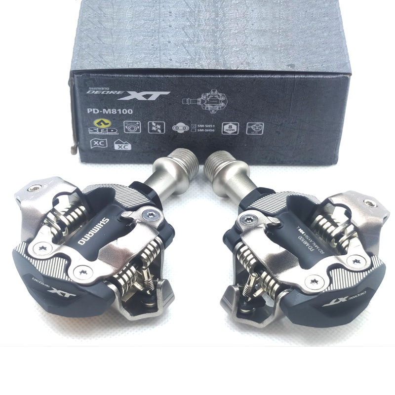 Shimano Original PD M520 M540 M8000 M8020 M8100 MTB Mountain Bike Bicycle Pedals Cycle Self ...