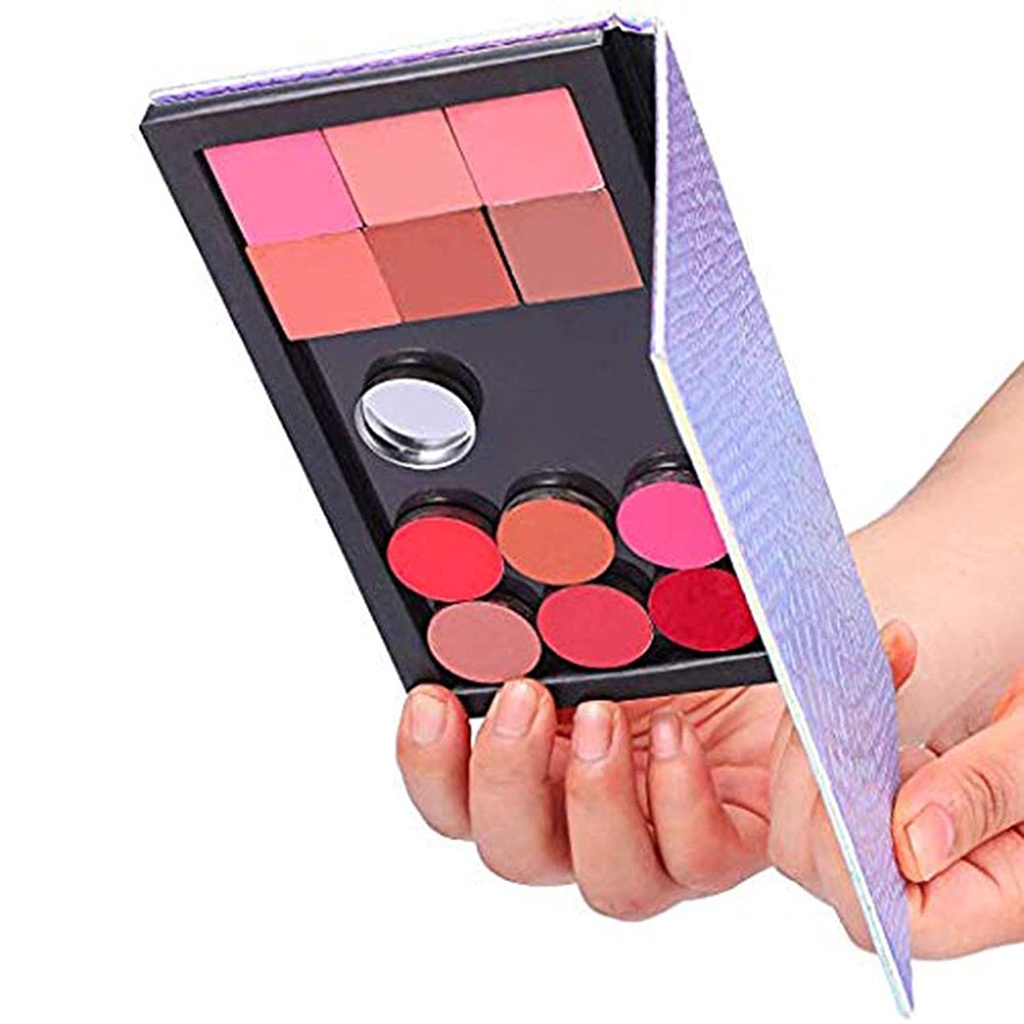 50pcs Empty Refillable Square Round Metal Pans Tins for Eyeshadow ...