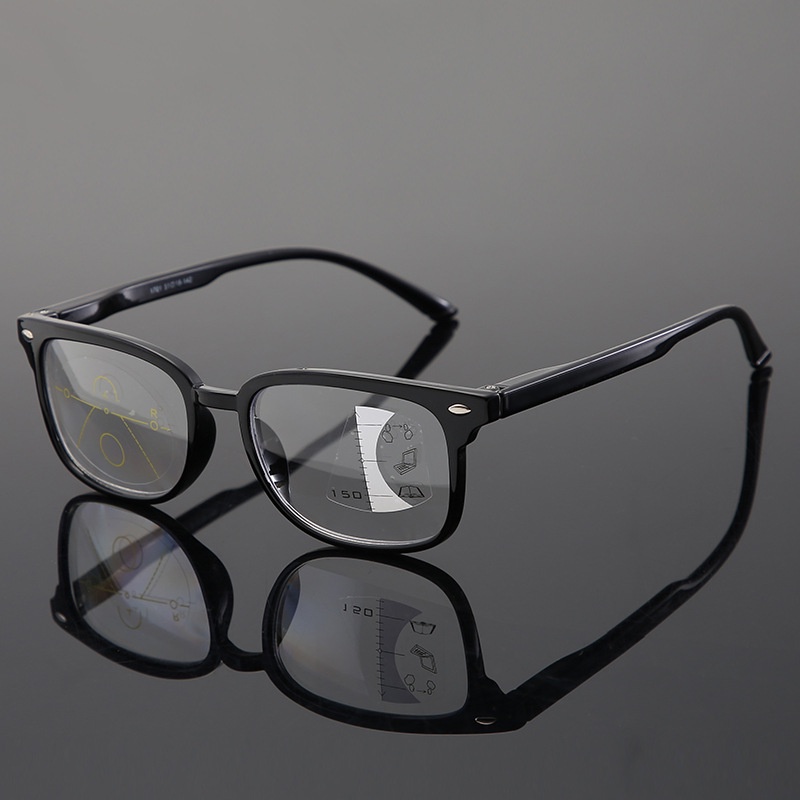 Multifocal Progressive Reading Glasses Anti-Blue Light Men Women Dual ...