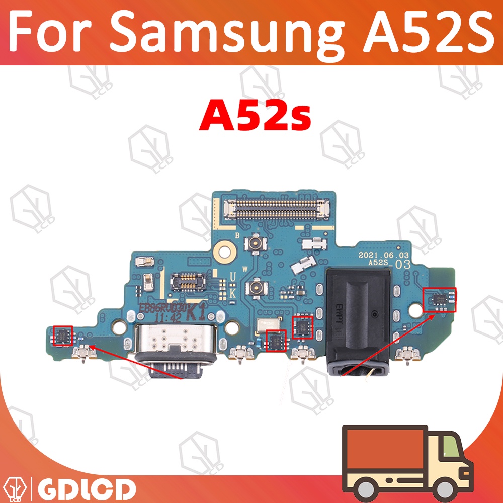 USB Charging Port Flex Cable For Samsung Galaxy A52S A528B A528 Charger ...