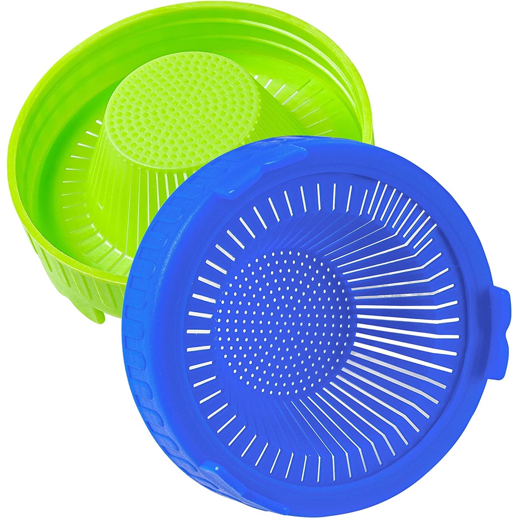 Sprouting Kit Sprout Jars Lids 2 Pack Mesh Lids for Wide Mouth Mason ...