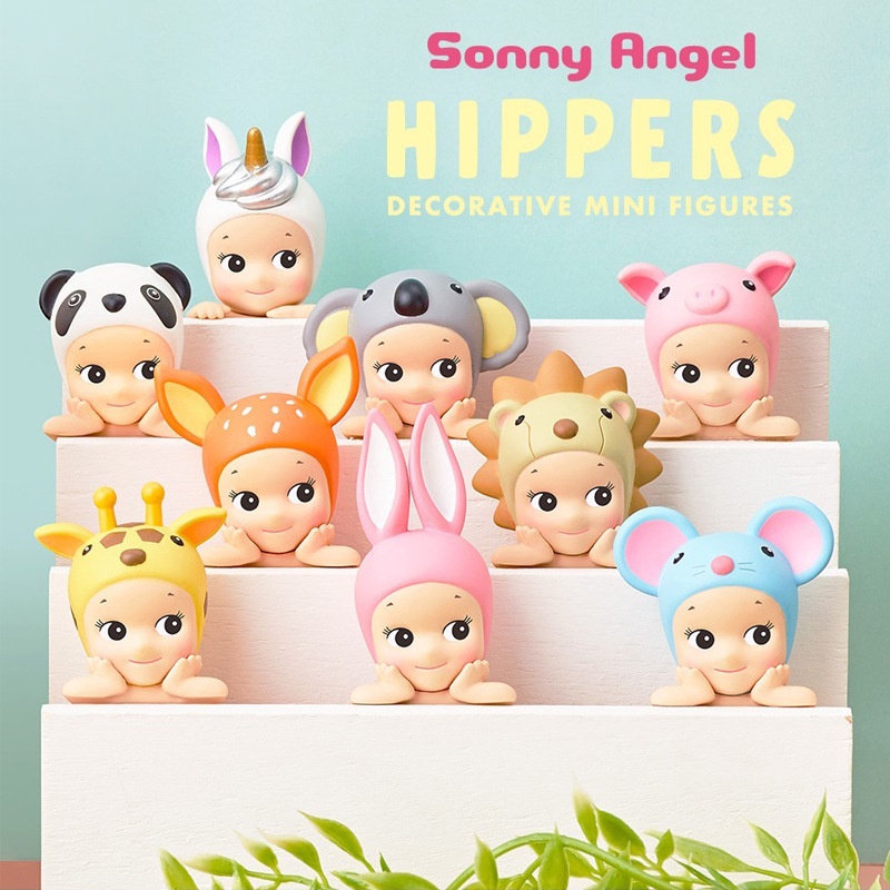 Sonny Angel HIPPERS Lying Down Anime Figures Angel Series Kawaii ...
