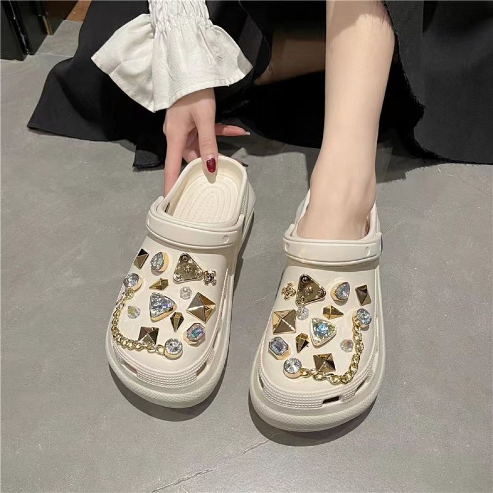 Luxury Clogs Charms Set | Cute & Trendy Shoe Charms with Crystal ...