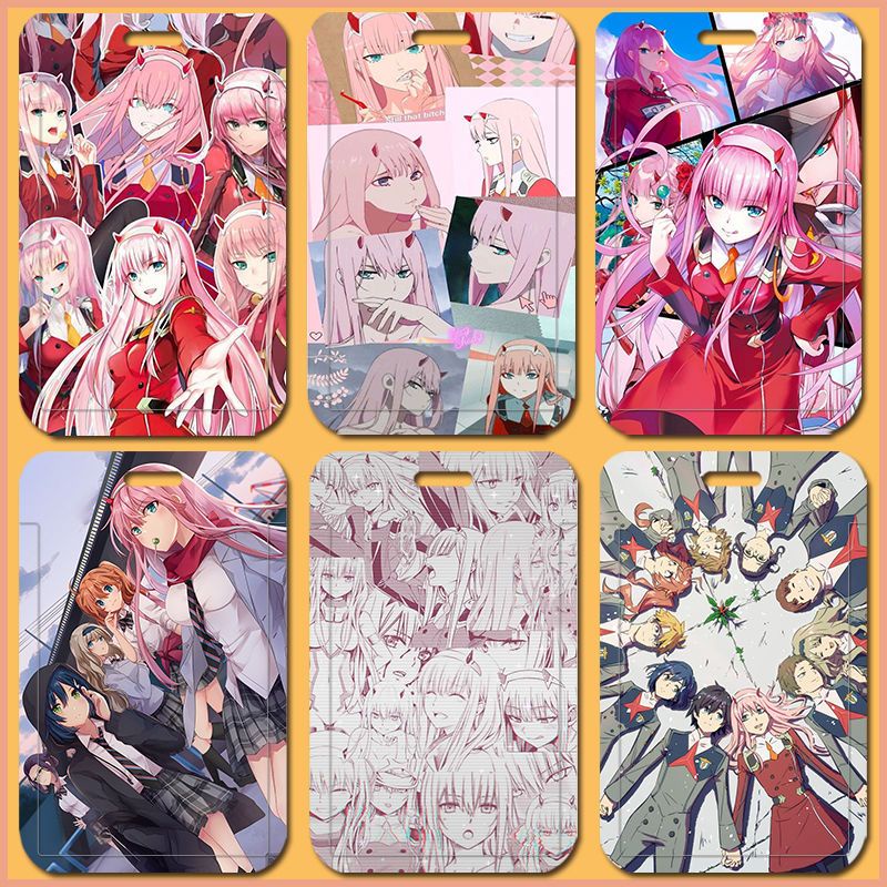 Anime Cartoon Darling in the Franxx 02 DIY Name Card Student School ID ...