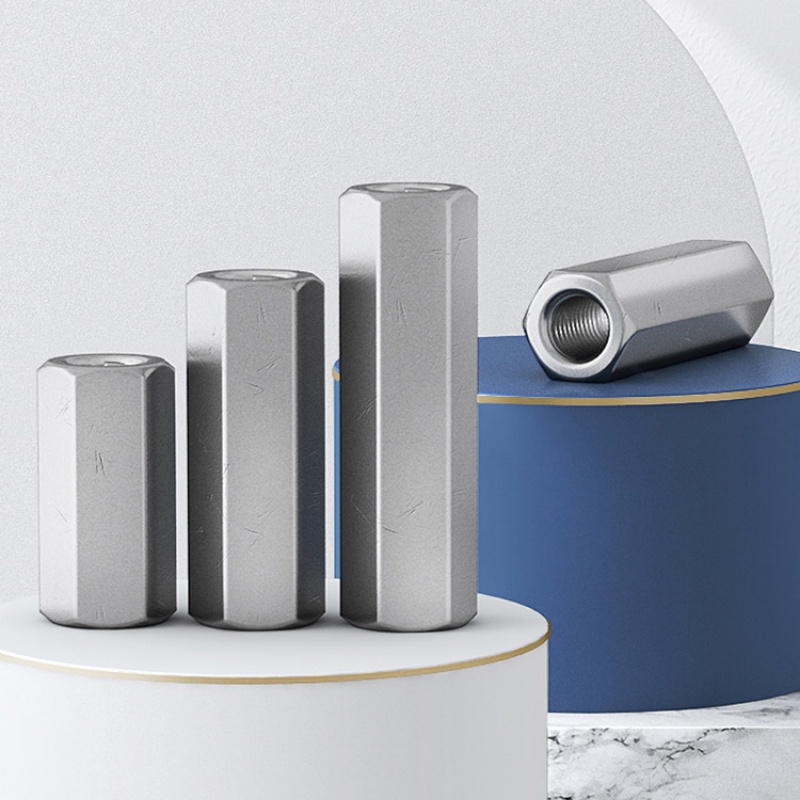 [JC] M5/m6/m8 304 Stainless Steel Hexagonal Extension Nut Thread Bar ...