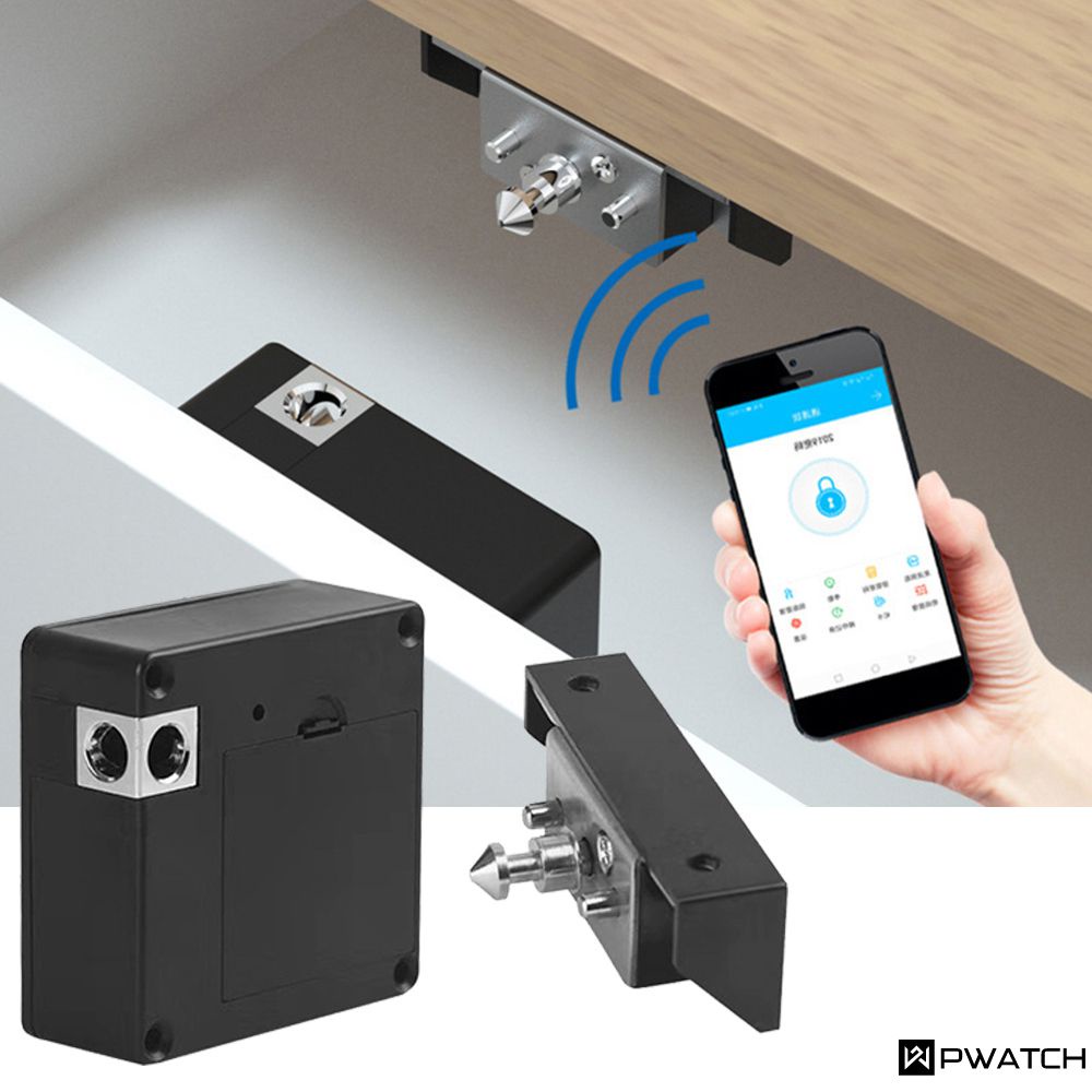 Smart Cabinet Door Lock Keyless Invisible Electronic Lock Ic Card ...