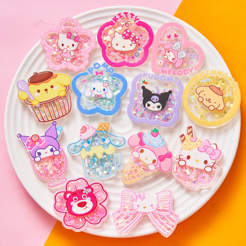 Sanrio dessert series shake MyMelody Cinnamoroll luminous shake piece ...