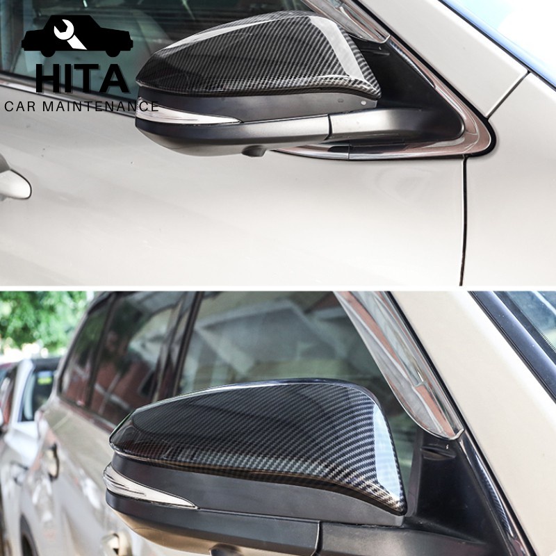 TOYOTA INNOVA 2014-2025 Carbon Fiber Pattern Car Side Mirror Cover ...