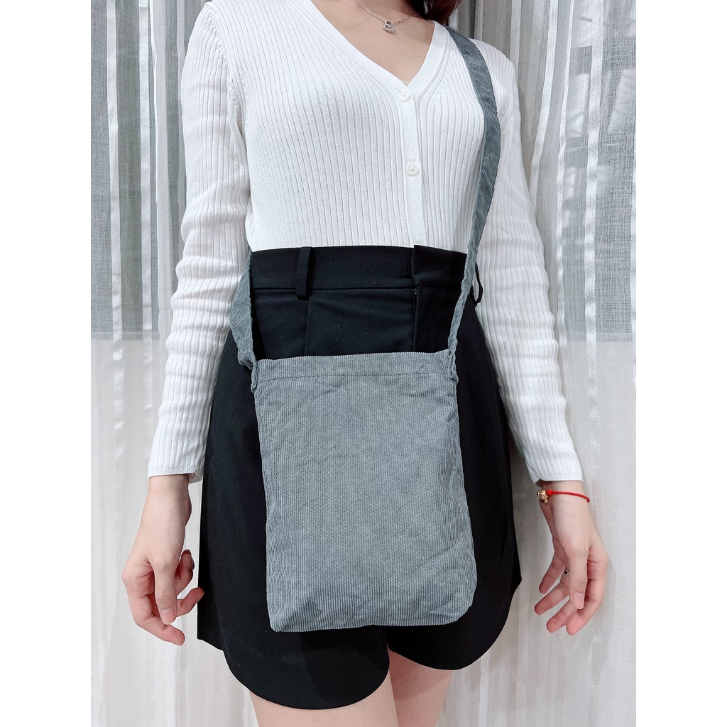 LM Mini Aesthetic Corduroy Tote bag Sling bag Unisex 3071 | Shopee ...