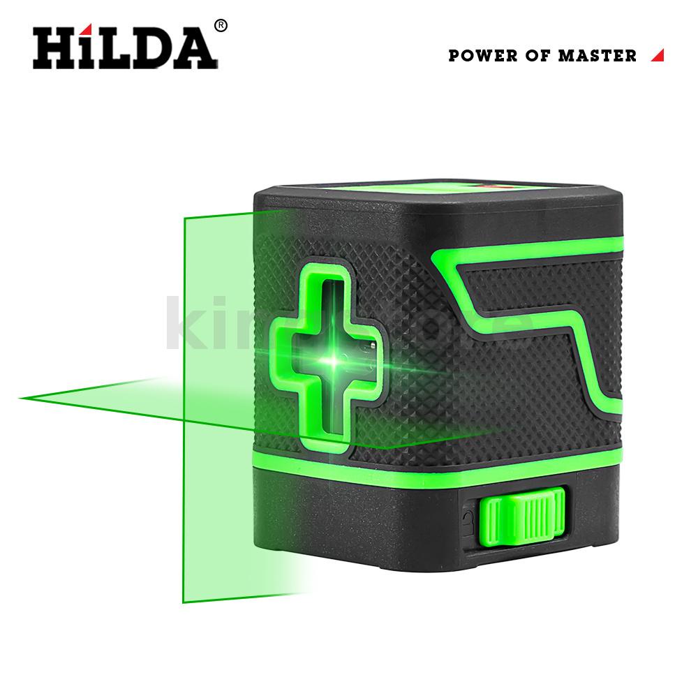 HILDA Laser Level 2 Lines Self-Leveling Horizontal And Vertical Cross ...