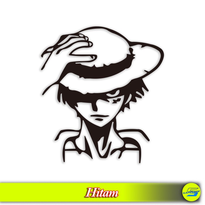 Sticker Luffy Hat Sticker One Piece Cutting | Shopee Philippines