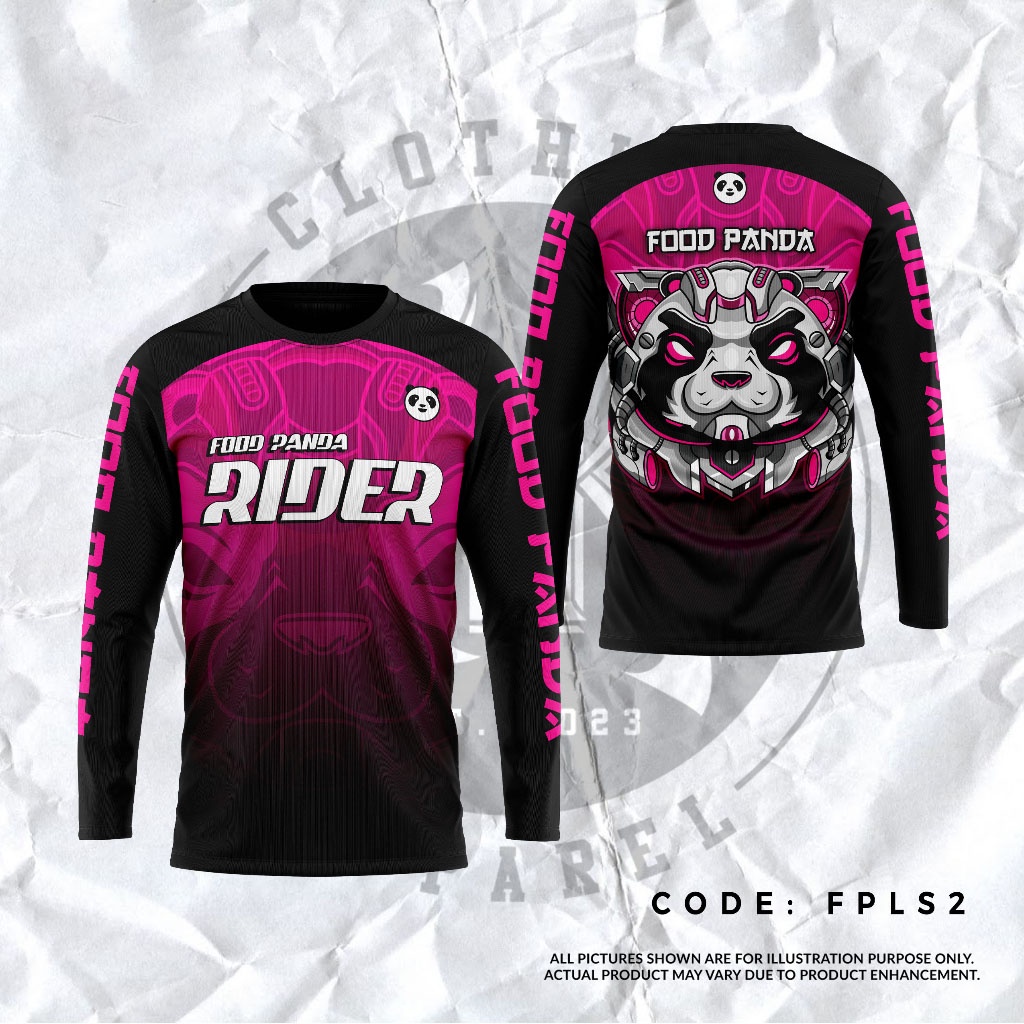 Food panda longsleeve drifit / food panda uniform longsleeves | Shopee ...