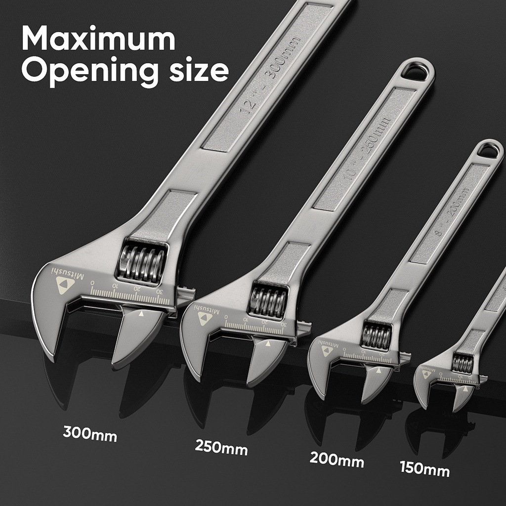 Mitsushi Adjustable Wrench 12 Inch Wrench | Shopee Philippines