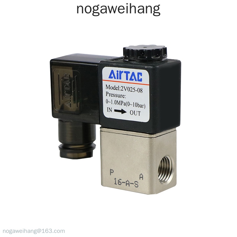 AirTac Solenoid valve pneumatic electromagnetic control valve 2V025-08ac220V reversing valve ...