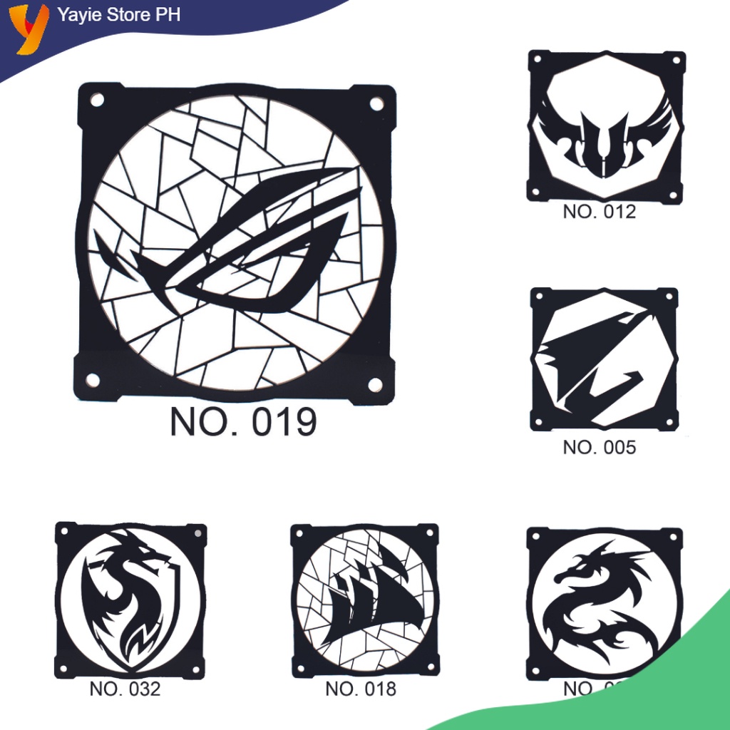 120mm Fan Grill Cover Acrylic for Computer High Quality ROG MSI Aorus ...