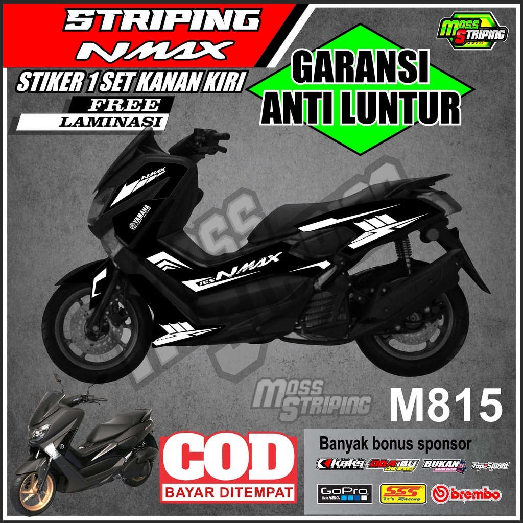 MESIN MASS Striping - Striping Sticker List Variations for yamaha NMAX ...