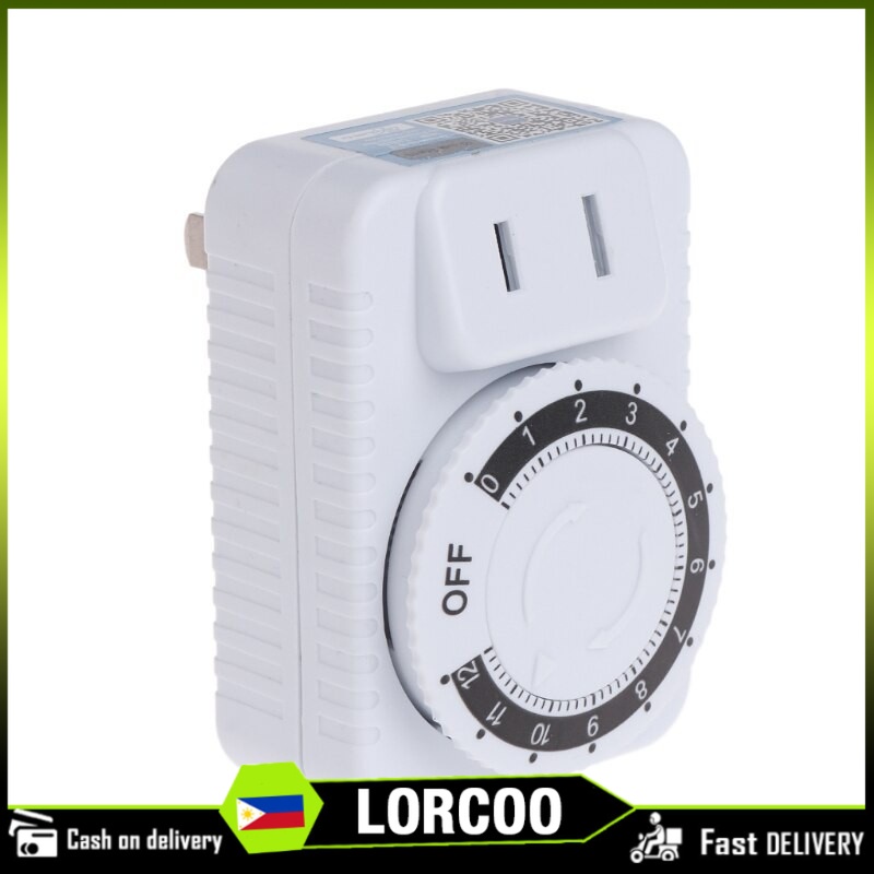 Oright 12 Hour Electrical Mechanical Time Wall Plug Switch Digital ...