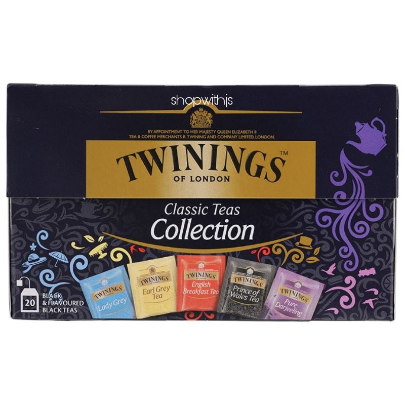 Twinings Of London Classic Teas Collection Black & Flavoured Black Tea ...