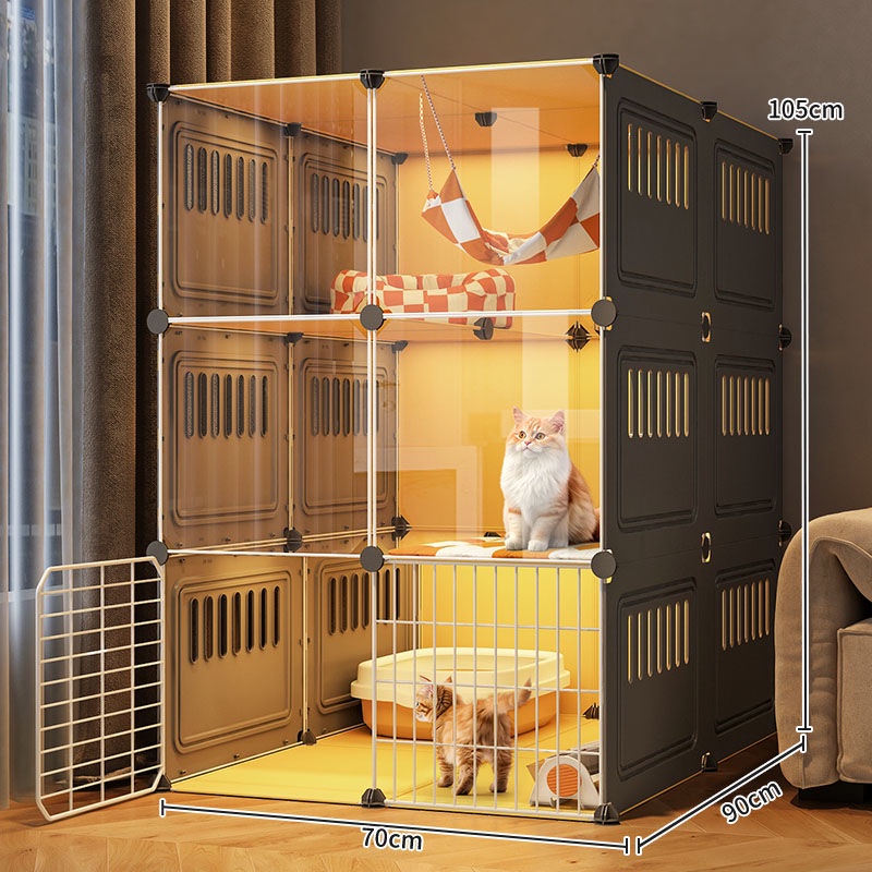 Cat Cage Cat Villa Super Free Space Home Indoor Cat House Cat Cage
