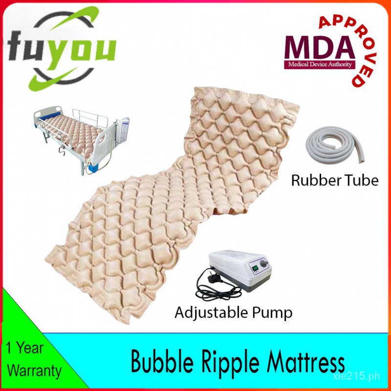 Anti-Decubitus Bubble Ripple Mattress air mattress with pump | Shopee ...